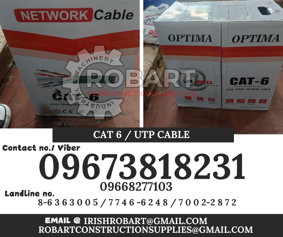 Cat 6 / UTP Cable, Commercial & Industrial, Construction Tools ...