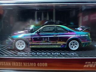 INNO64 1/64 TASKL CHAMELEON NISSAN (R33) NISMO 400R TOKYO AUTO SALON KL ...