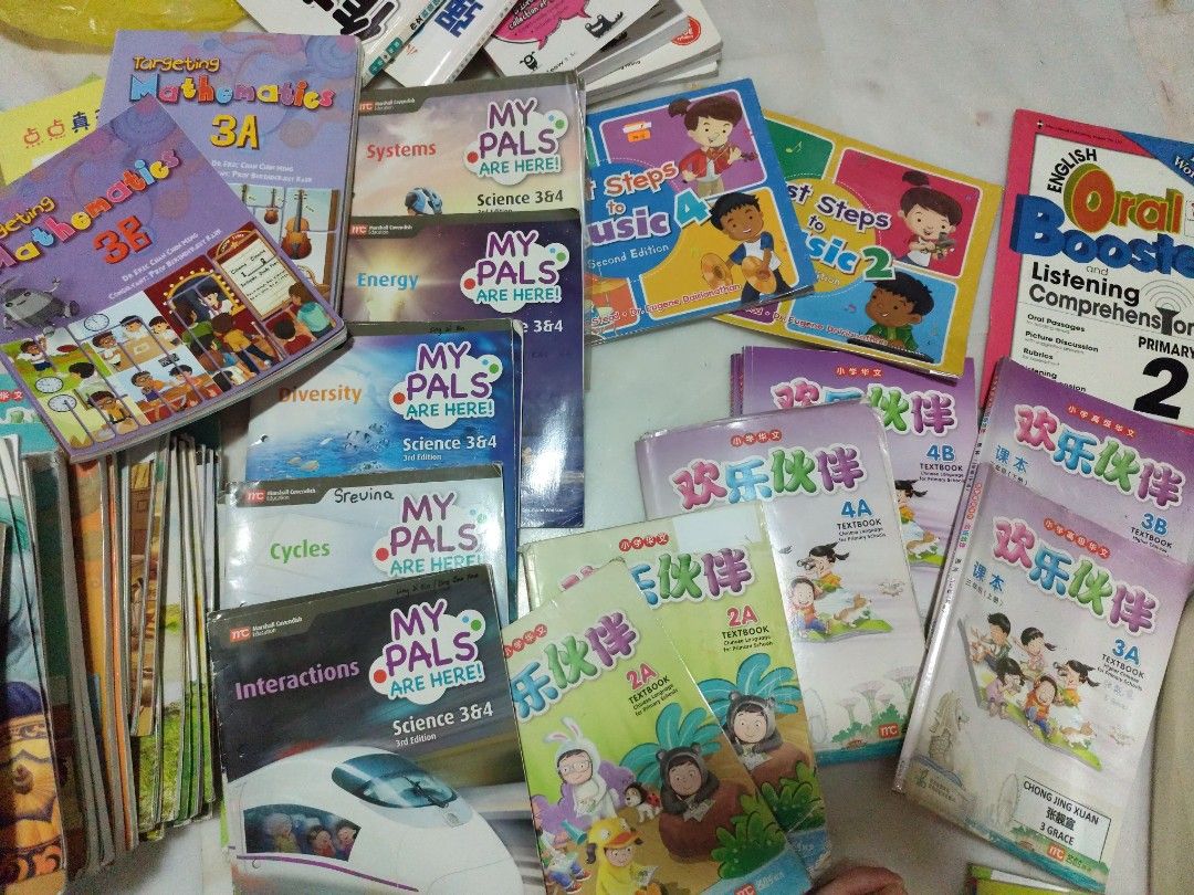 Check out P2 P3 p4 books textbooks targeting maths mathematics, science ...