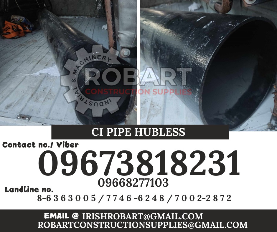 Ci pipe hubless, Commercial & Industrial, Construction Tools ...