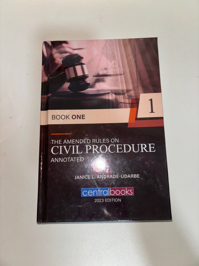 Civil Procedure Book 1, Hobbies & Toys, Books & Magazines, Textbooks on ...