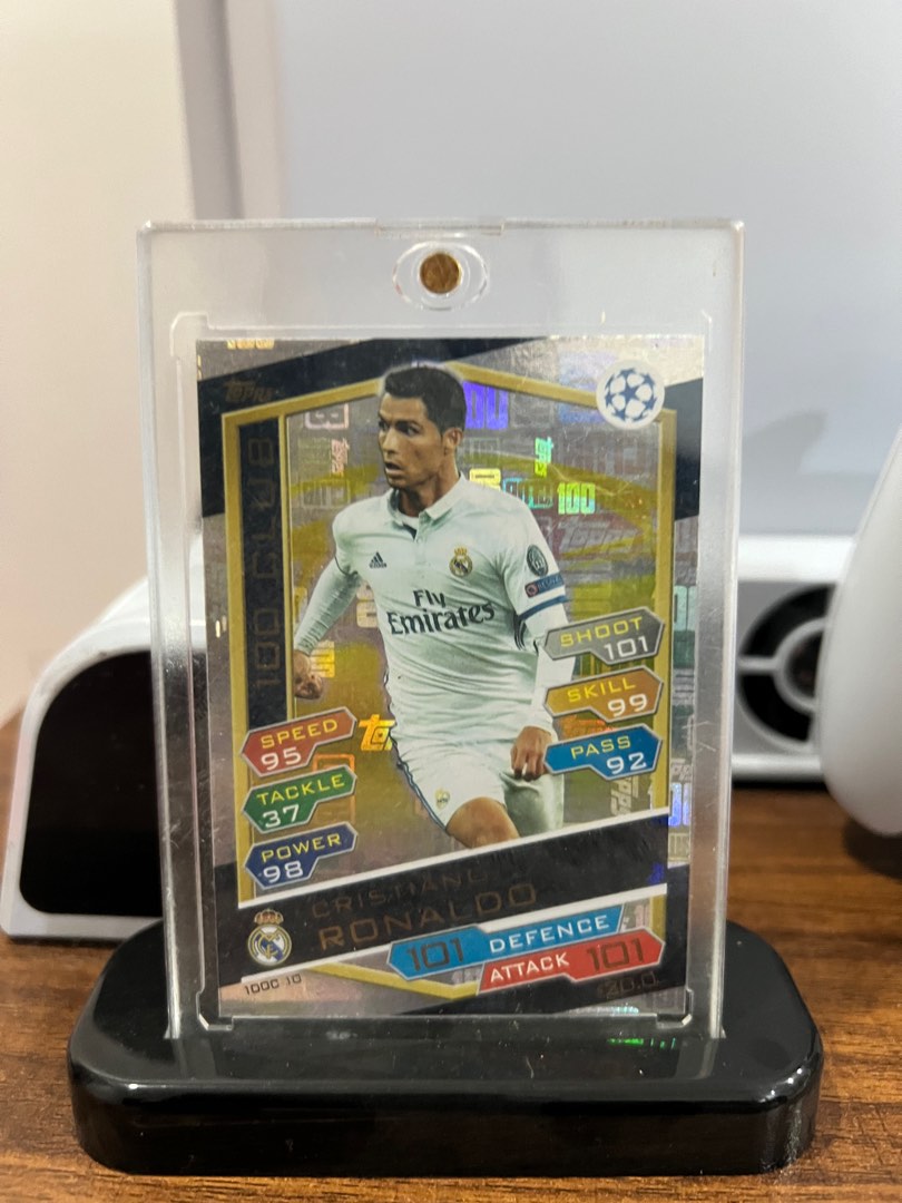 Cristiano Ronaldo 101 2016/2017 Real Madrid Topps Match Attax, Hobbies ...