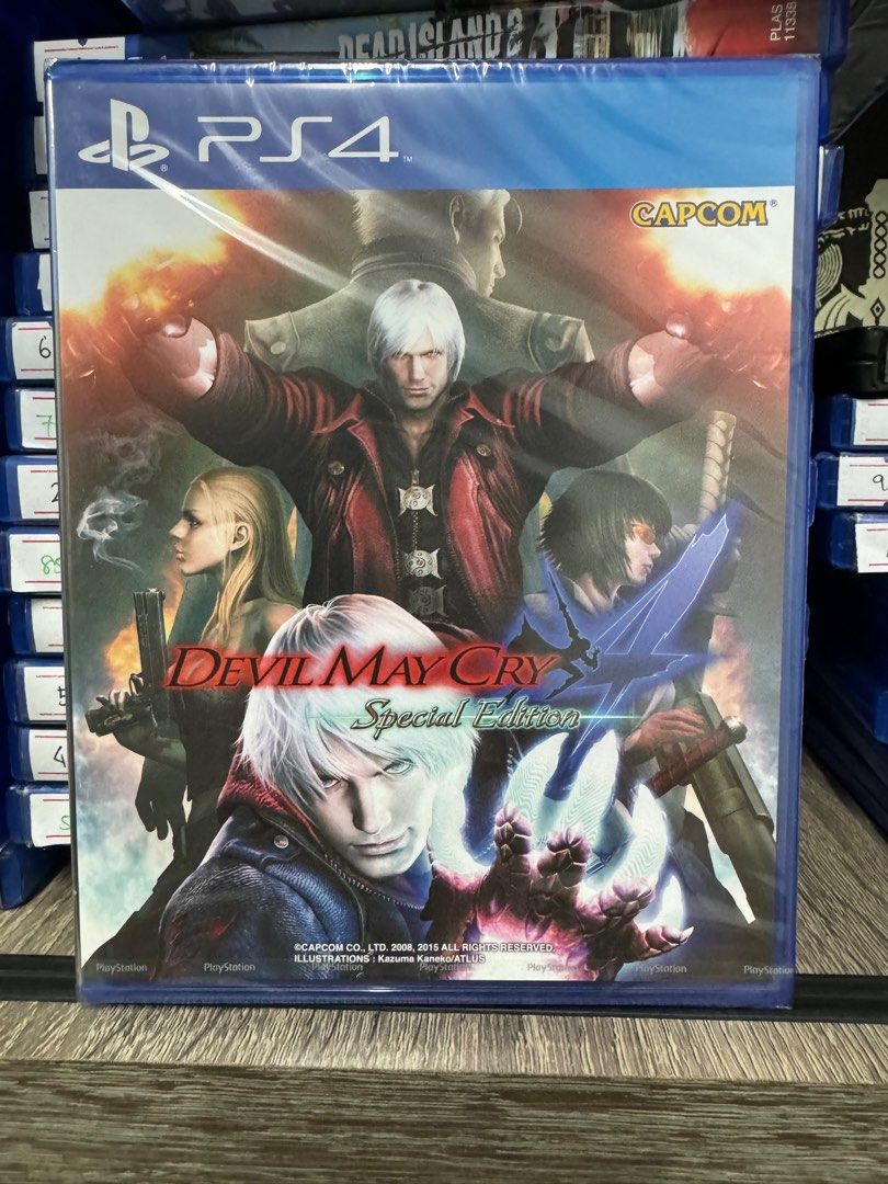 Devil May Cry 4 (NEW) (Physical) (PlayStation), Video Gaming, Video ...