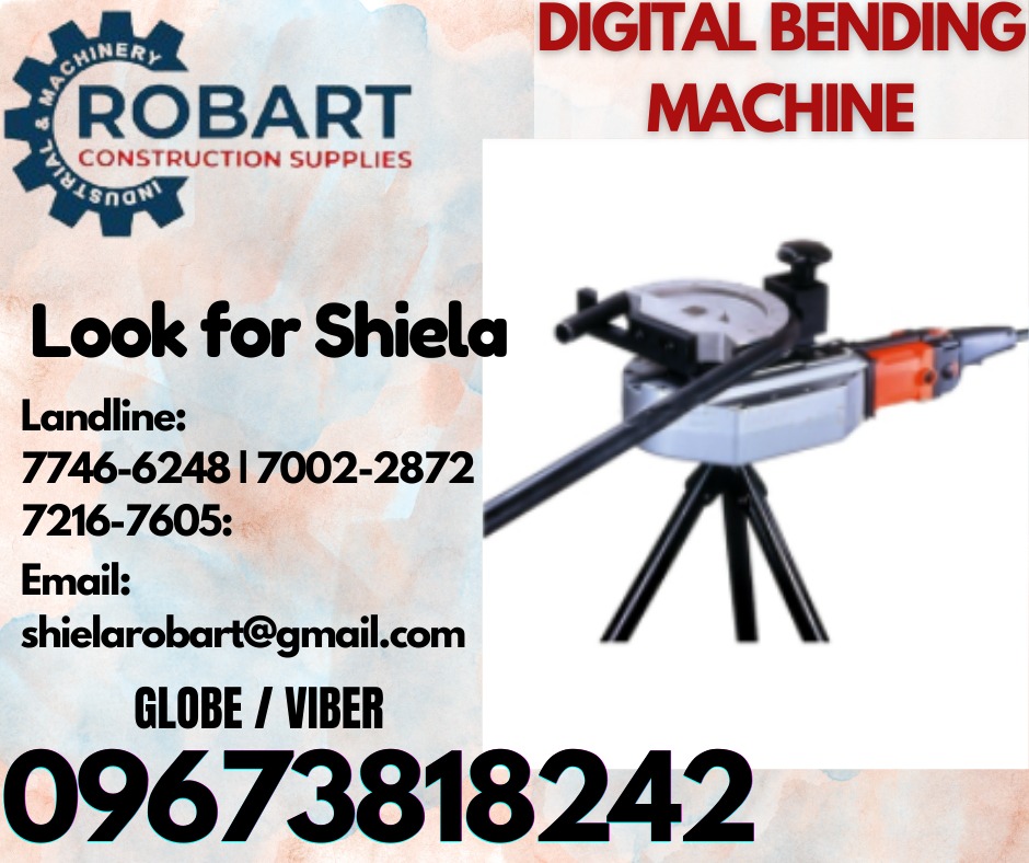 DIGITAL BENDING MACHINE, Commercial & Industrial, Construction Tools & Equipment on Carousell