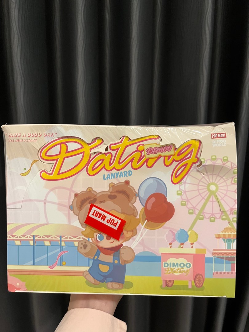Dimoo Dating Lanyard Original Popmart, Toys & Collectibles, Mainan di ...