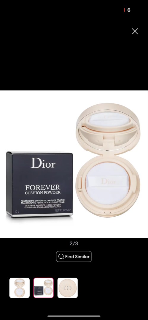 Dior Forever Cushion Loose Powder, Beauty & Personal Care, Face, Makeup ...