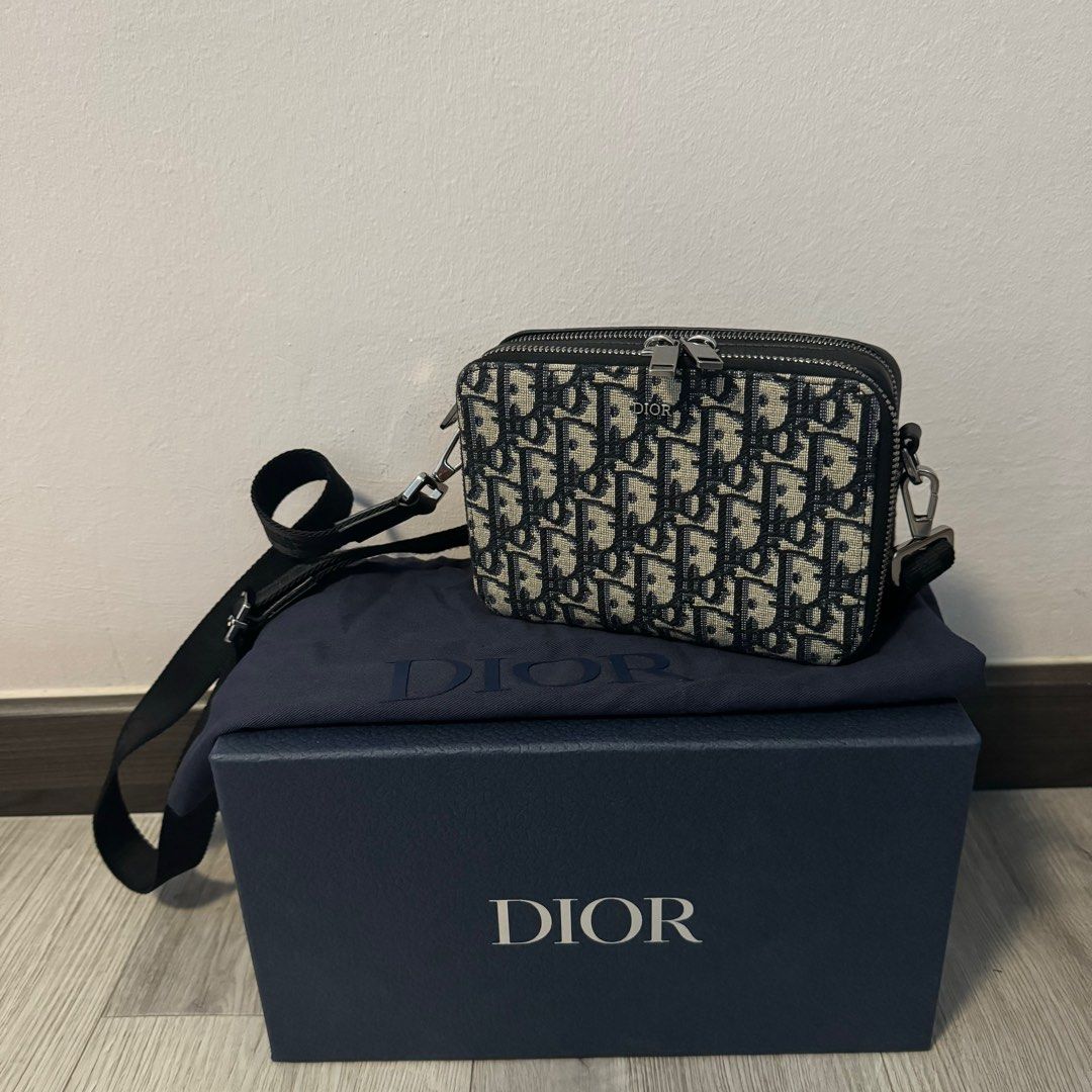 Dior Sling Bag mini, Luxury, Bags & Wallets on Carousell