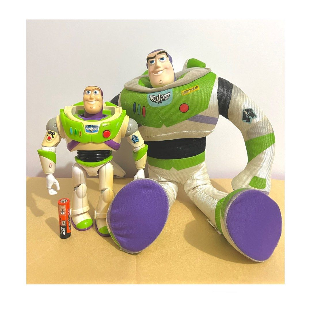 Disney Buzz Lightyear Battery Operated Toy and Stuff Toy | Toy Story ...