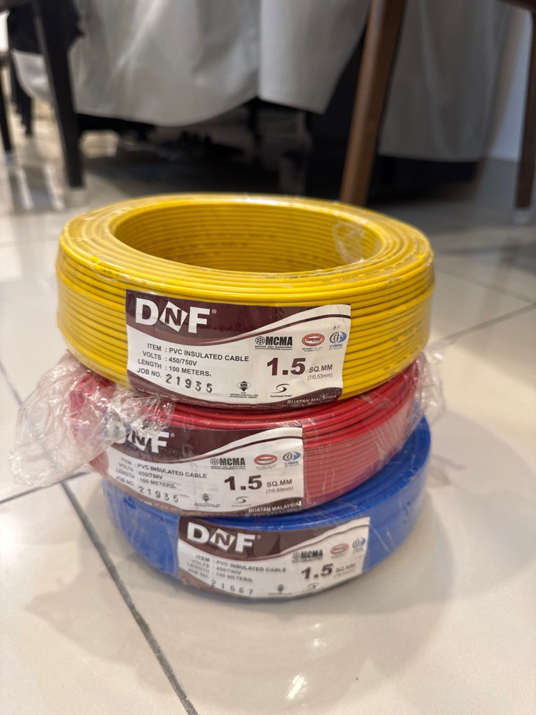 DNF PVC Insulated Cable 100m, TV & Home Appliances, Electrical, Adaptors & Sockets on Carousell