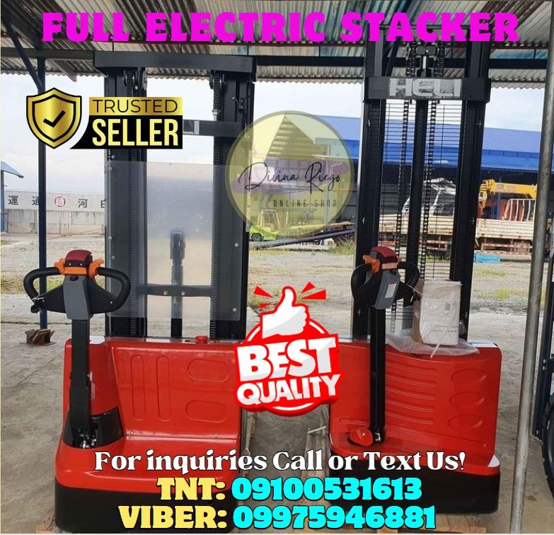 electric pallet stacker self lift electric stacker Self Loading Stacker ...