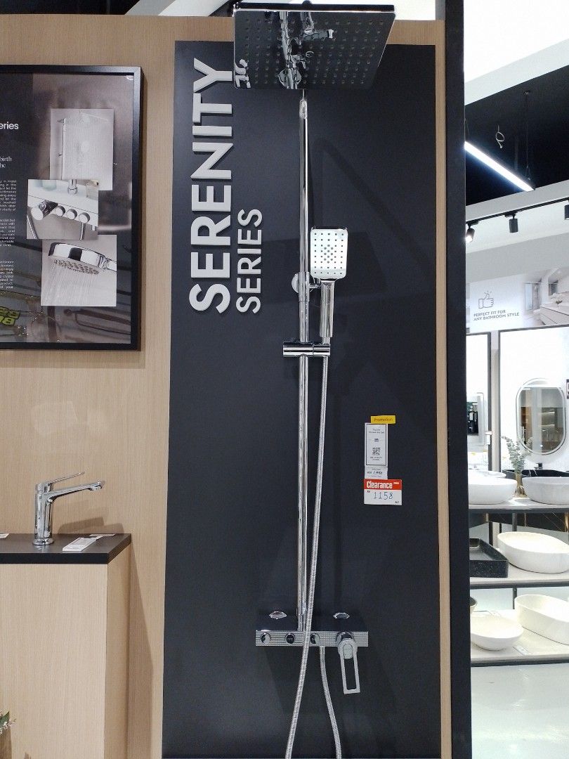 Expose Shower Bar Set - Chrome, Furniture & Home Living, Bathroom ...