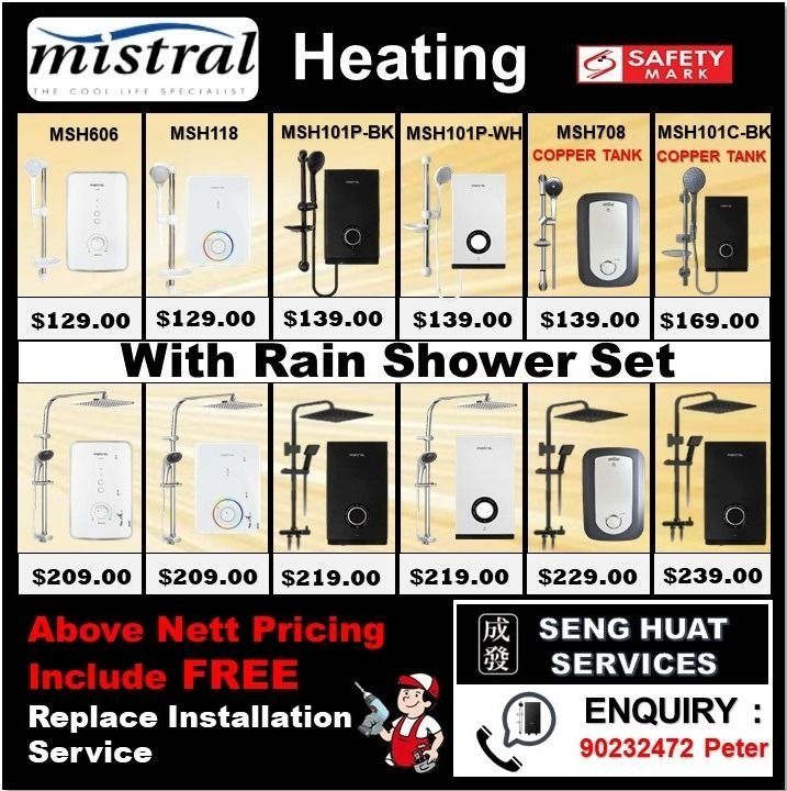 FREE REPLACE INSTALLATION OF MULTI BRAND AND MODEL INSTANT WATER HEATER ...