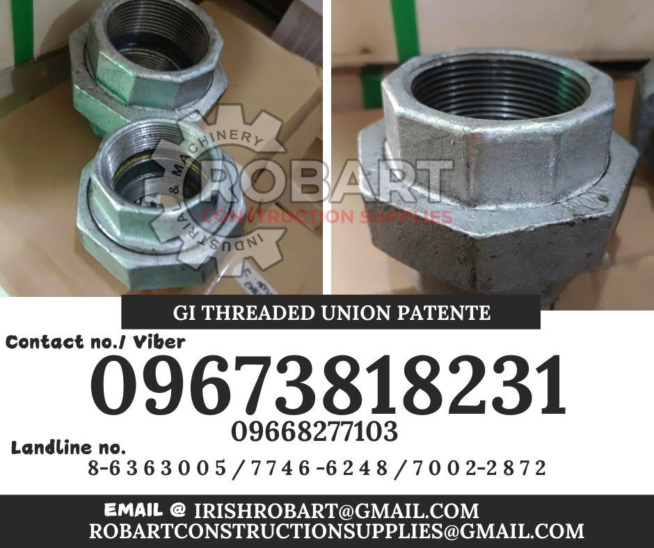 Gi threaded union patente, Commercial & Industrial, Construction Tools ...