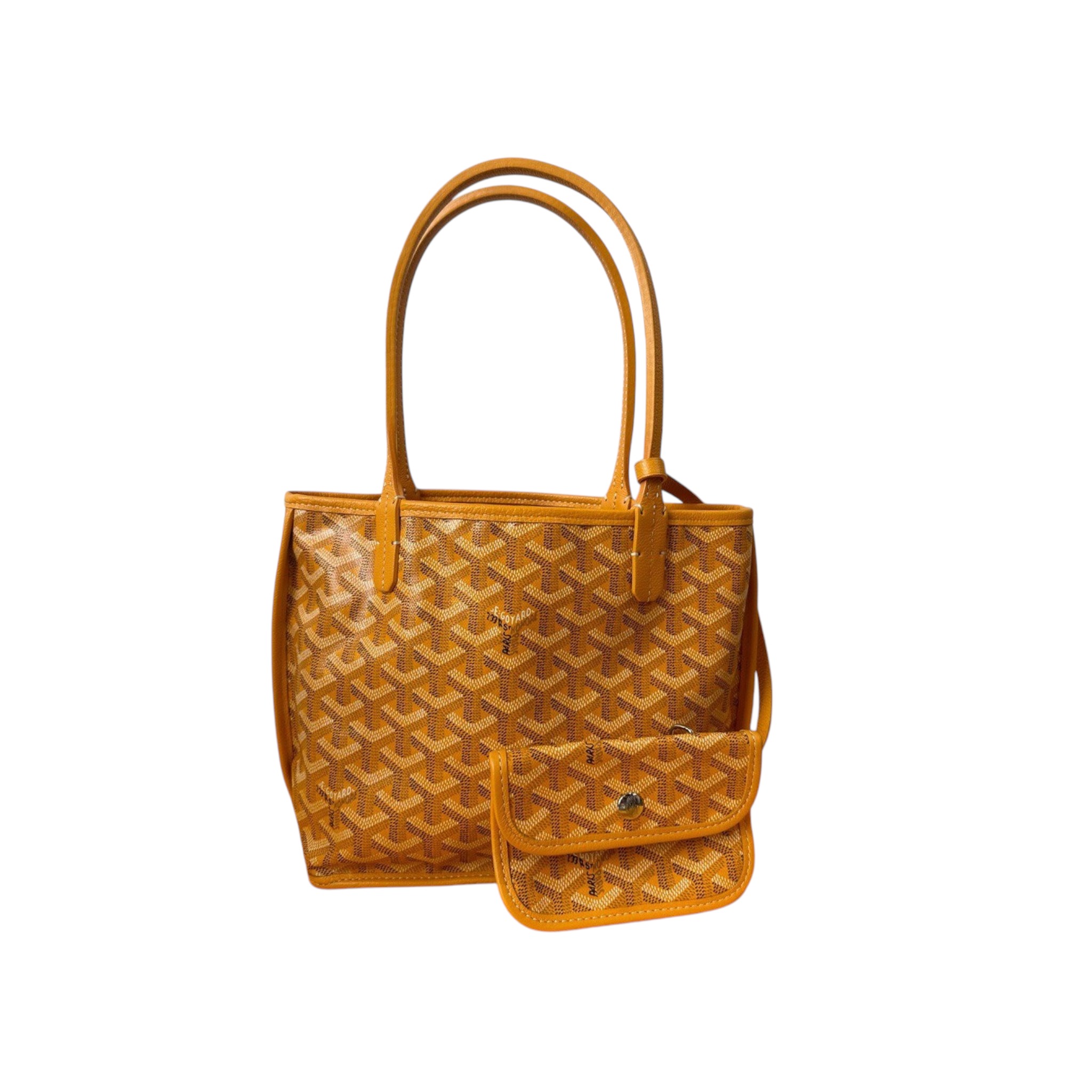 Goyard Anjou Mini Bag in Yellow on Carousell