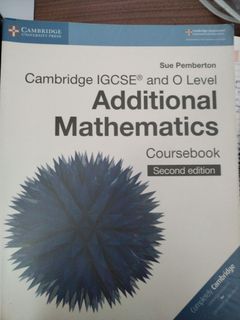 Cambridge IGCSE Additional Mathematics Workbook, Hobbies & Toys, Books ...