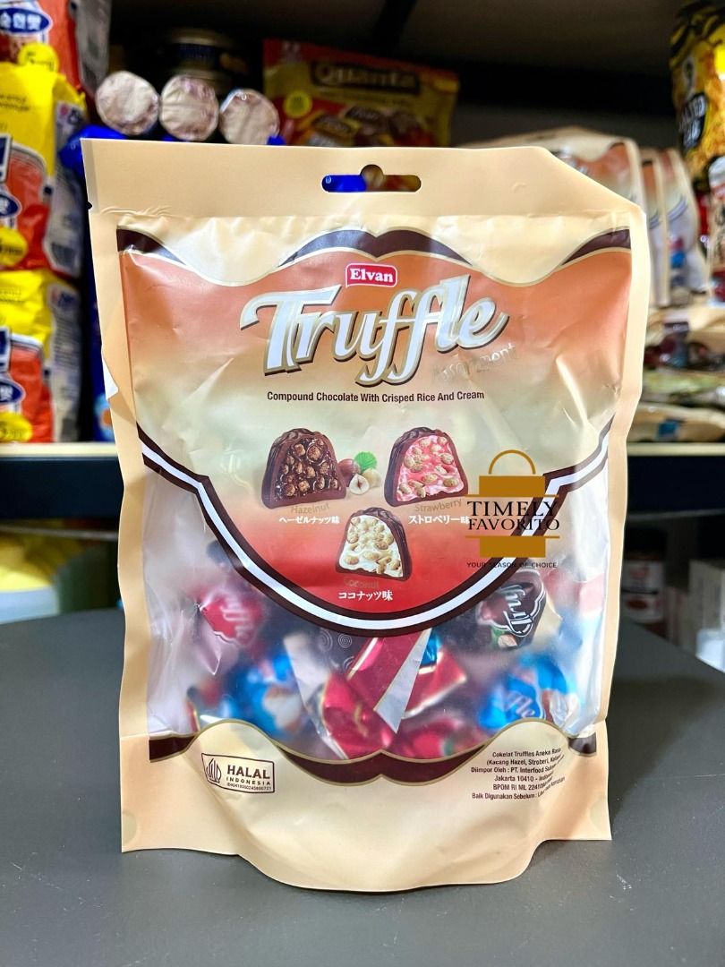 Imported from Singapore Truffle Assorted Chocolate 140g/400g/Lactor Truffle assorted chocolate ...