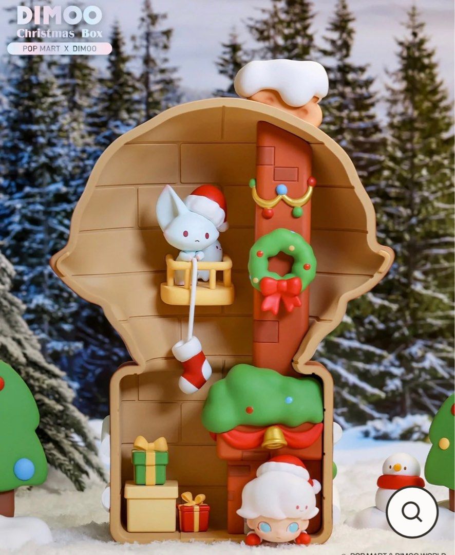 Instock Authentic Popmart POP MART Dimoo Christmas Gift Box (Big Figure ...