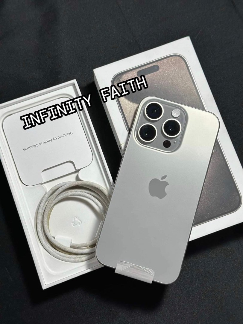 IPHONE 15 PRO 128 GB FACTORY UNLOCKED HK VARIANT NATURAL TITANIUM ...