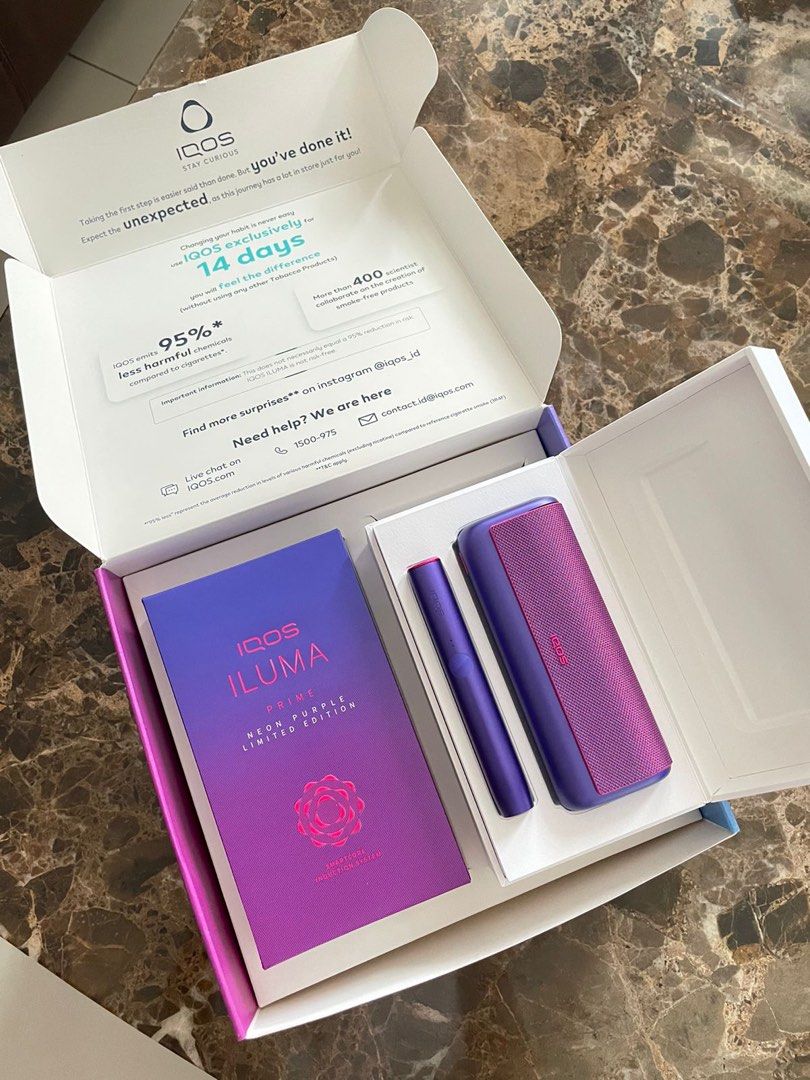 Iqos Iluma Prime Neon Purple Limited Edition, Serba Serbi, Others di ...