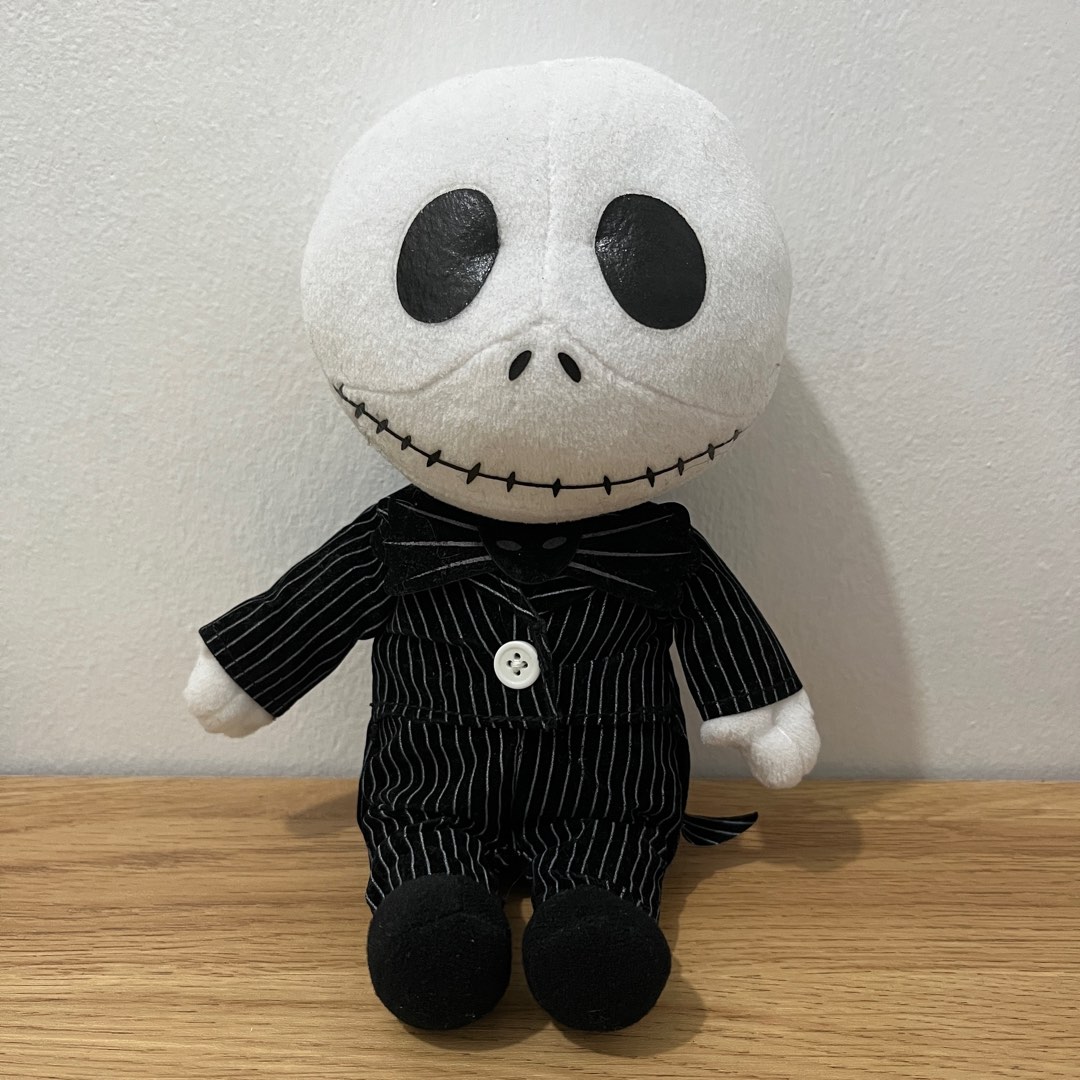 Jack Skellington Small Plushie Stuff Toy , Hobbies & Toys, Toys & Games ...