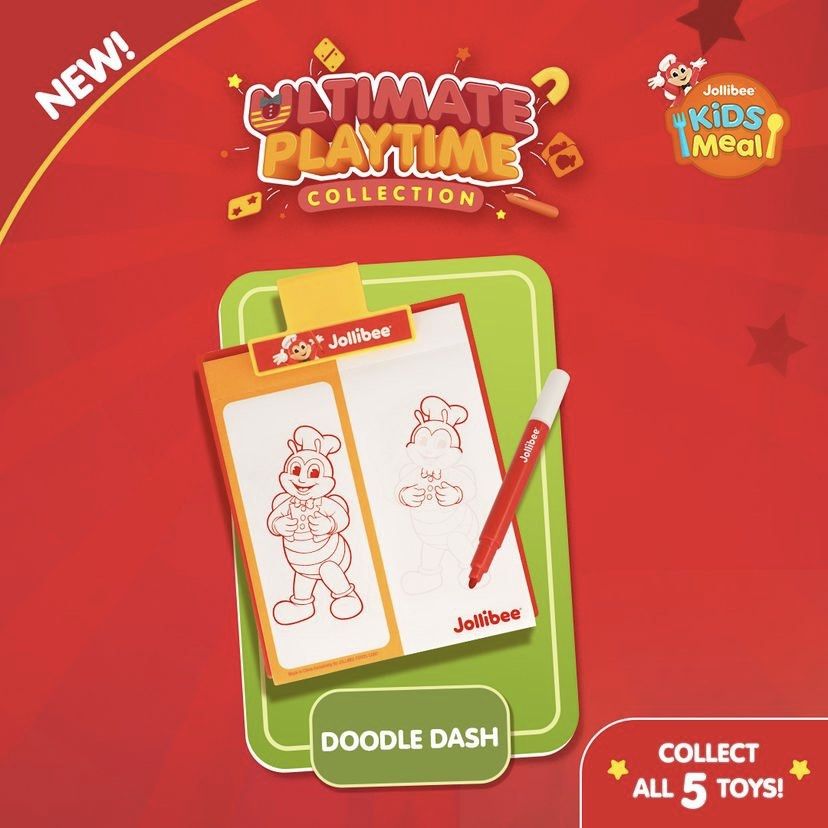 Jollibee Kids Meal Ultimate Playtime Collection DOODLE DASH November 2024, Hobbies & Toys, Toys ...