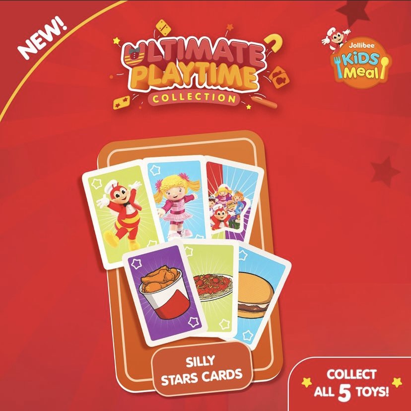 Jollibee Kids Meal Ultimate Playtime Collection SILLY STARS CARDS ...