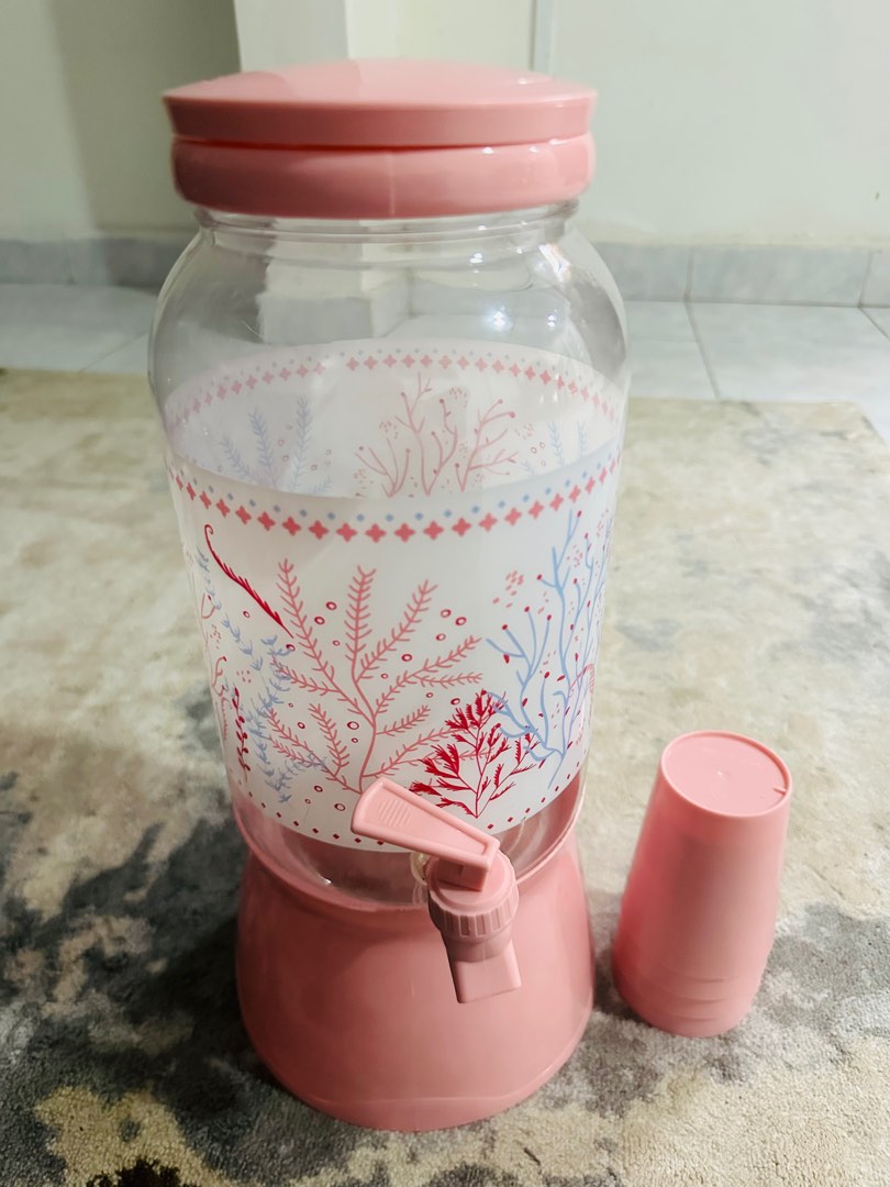 Jus container pink set, TV & Home Appliances, Kitchen Appliances, Other ...