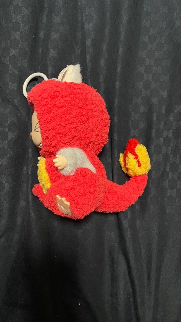 Labubu Pokémon charmander clothes outfit crochet v1 v2 popmart, Hobbies ...