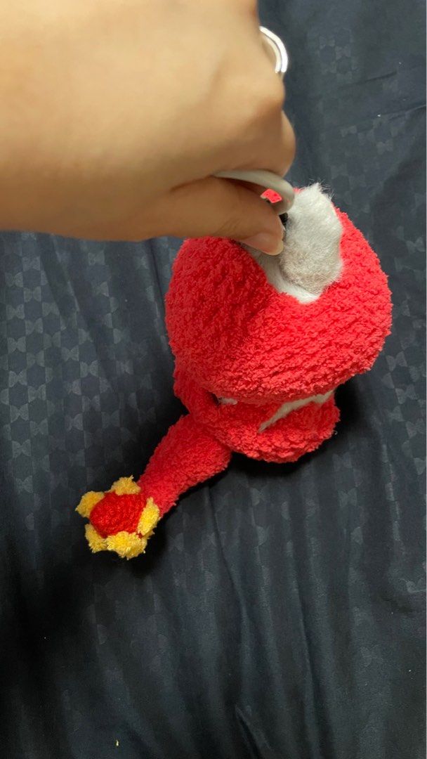 Labubu Pokémon charmander clothes outfit crochet v1 v2 popmart, Hobbies ...