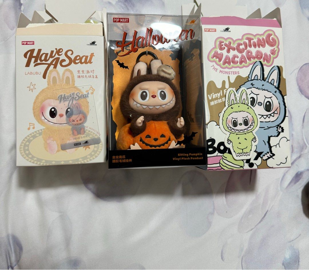 Labubu Halloween v1 v2, Hobbies & Toys, Toys & Games on Carousell