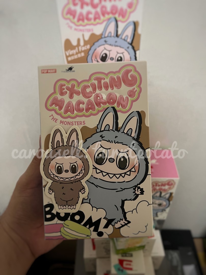 Labubu V1 Sesame Bean Exciting Macaron, Hobbies & Toys, Toys & Games on ...