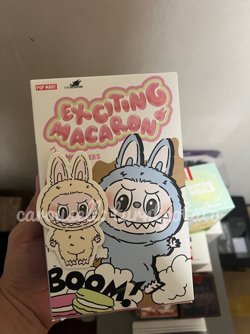 Labubu V1 Soy Milk Exciting Macaron, Hobbies & Toys, Toys & Games on ...