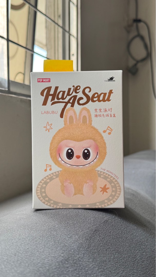 Labubu V2 Have A Seat, Hobbies & Toys, Toys & Games on Carousell