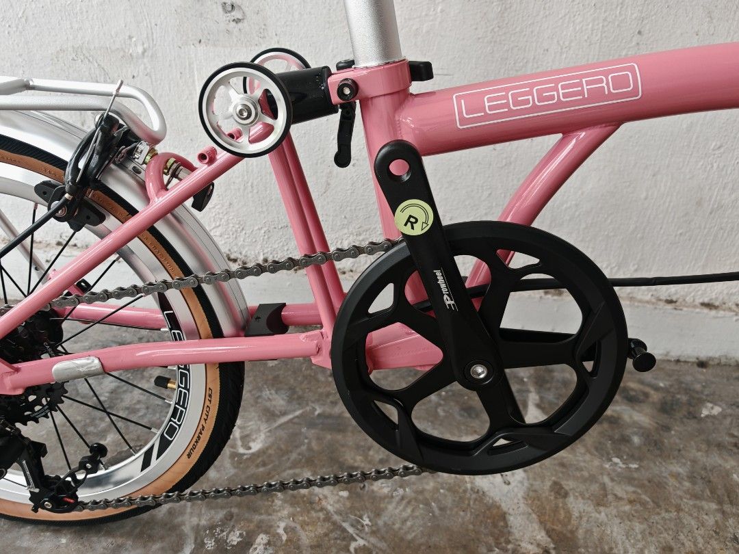 Leggero S7, 16 Inch Trifold bike, with Shimano 7 Speed Gears, Sports ...