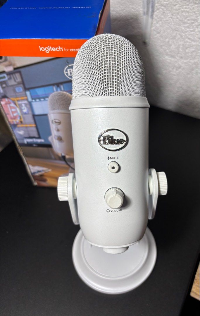 Logitech Yeti Blue Premium Multi Pattern USb Microphone, Audio ...