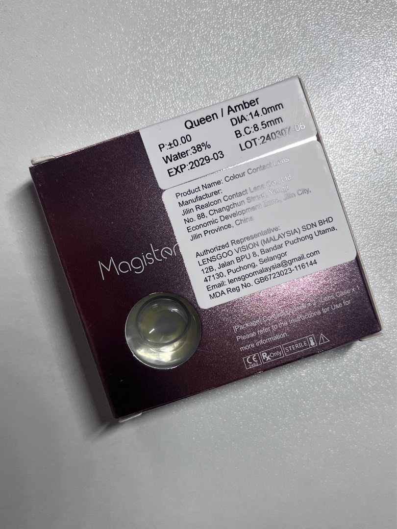 magister contact lens, Beauty & Personal Care, Vision Care on Carousell