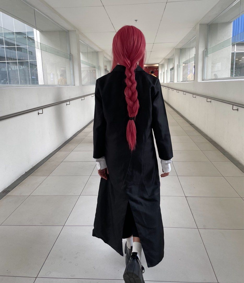Makima Chainsaw Man Long Coat Cosplay Costume Anime Manga, Women's ...
