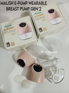 MALISH Adela rechargable double electric breast pump, Babies & Kids ...