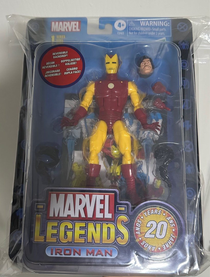 Marvel Legends 20th Anniversary Iron Man (Retro card), Hobbies & Toys ...