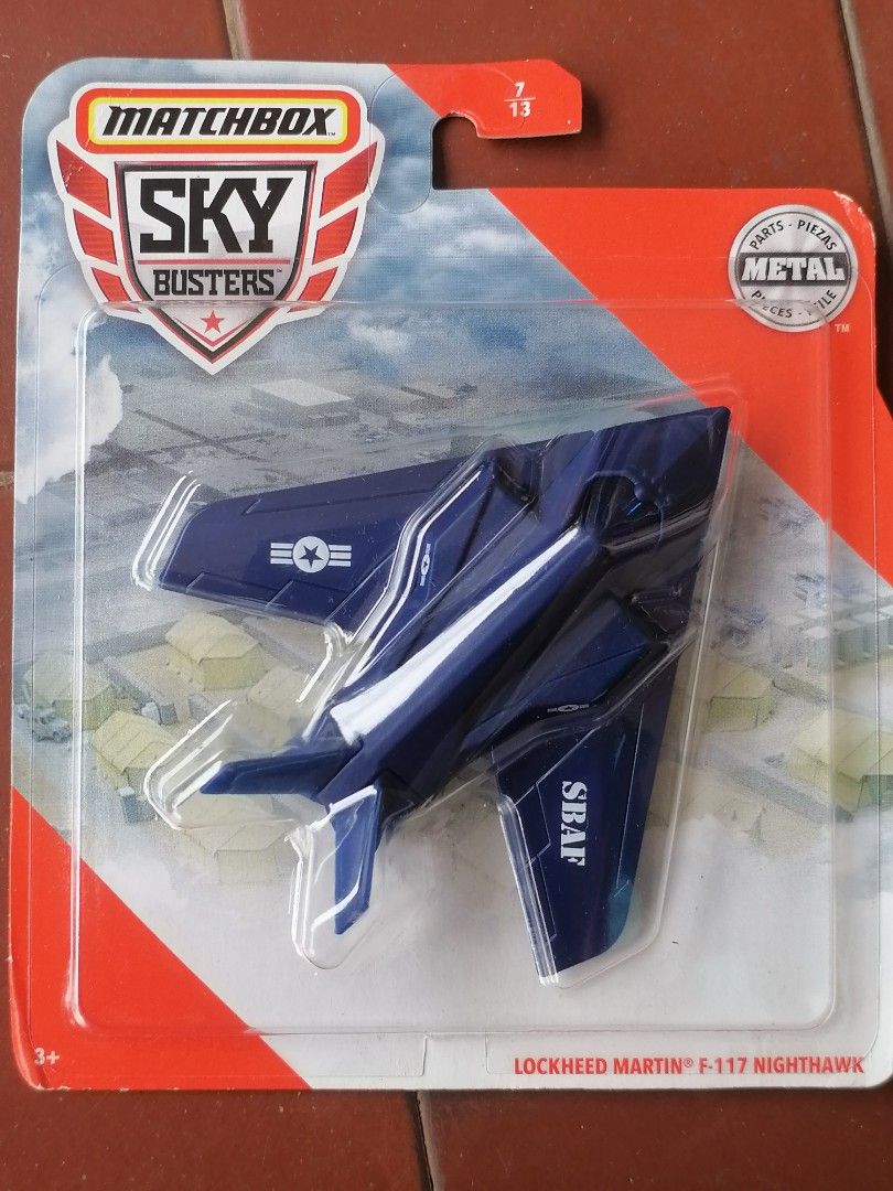 Matchbox 2020 Sky Busters 7/13 Lockheed Martin F-117 Nighthawk - Blue ...