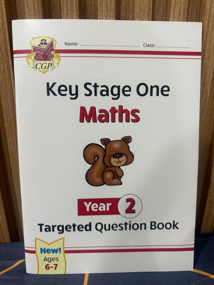 Maths exercise book key stage one year 2 CGP, Hobbies & Toys, Books ...