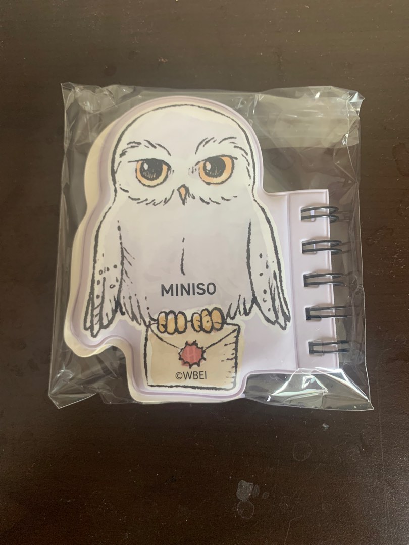 MINISO x HARRY POTTER HEDWIG NOTEBOOK, Hobbies & Toys, Collectibles ...