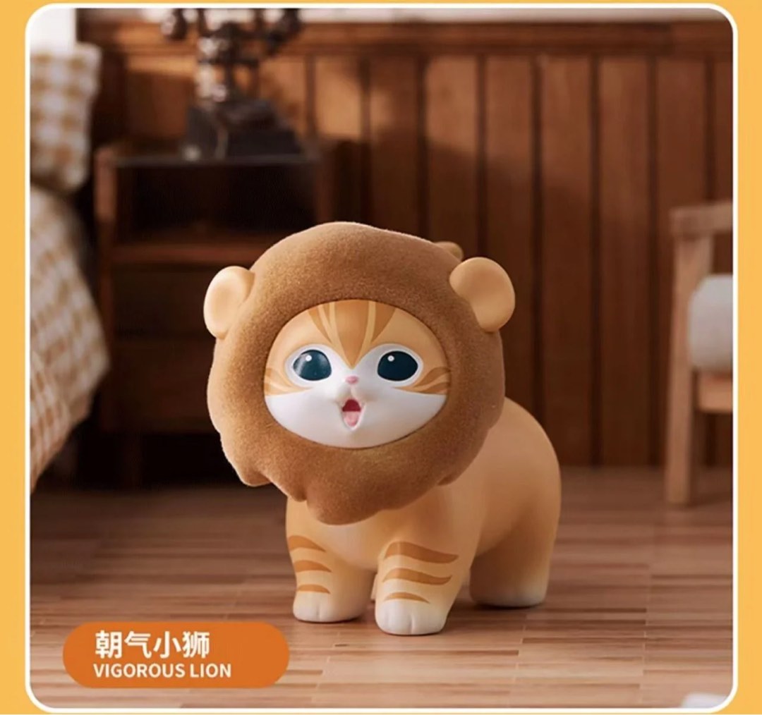 Miniso x Mofusand Fluffy Party Series Vigorous Lion, Hobbies & Toys ...