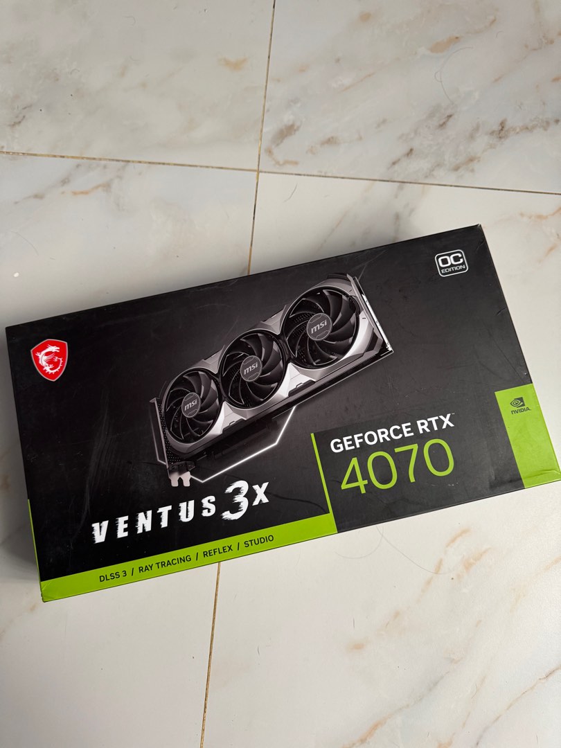 MSI RTX 4070 GDDR6X, Computers & Tech, Parts & Accessories, Computer ...