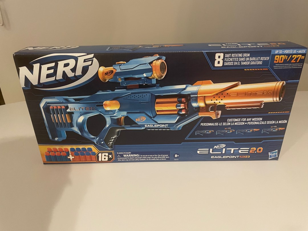 Nerf Elite 2.0 Eaglepoint RD-8 Blaster, Hobbies & Toys, Toys & Games on ...