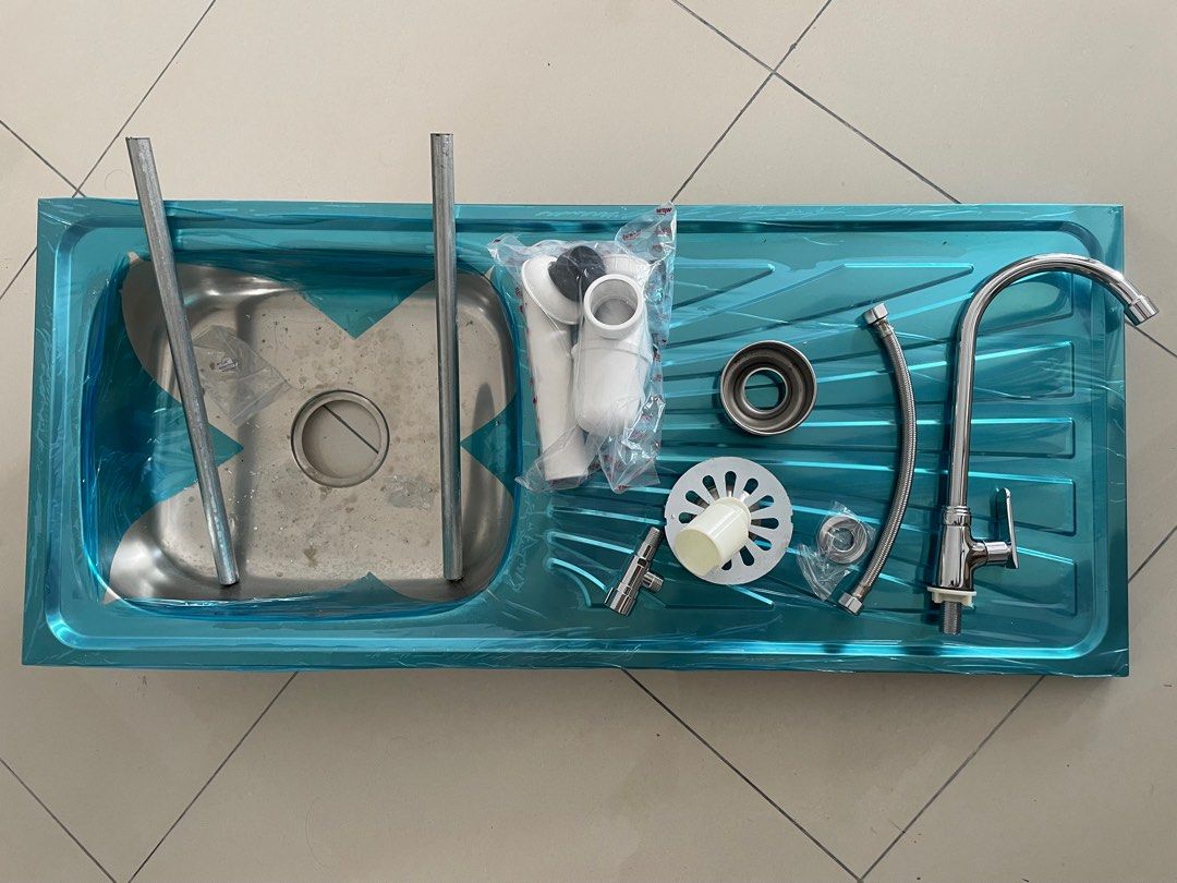 New complete set kitchen sink *Developer set*, Furniture & Home Living ...