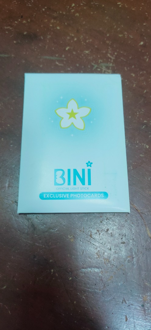 Official Bini Light stick Complete Photocards Set (November 2024 ...