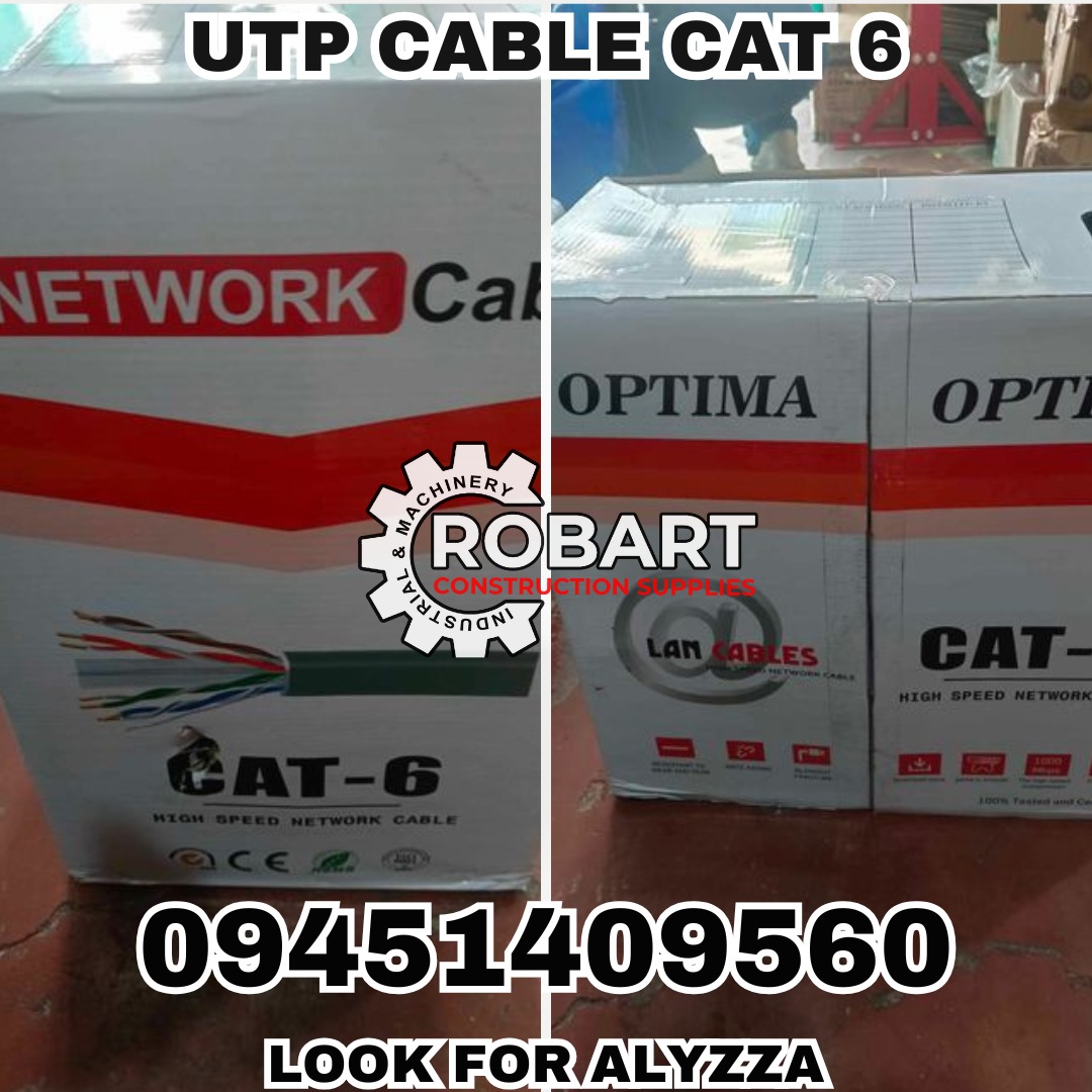 OPTIMA CAT 6 UTP CABLE, Commercial & Industrial, Construction Tools ...
