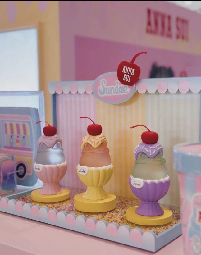 ORIGINAL Anna Sui Sundae Pretty Pink EDT 50ML Gift Set, Luxury ...