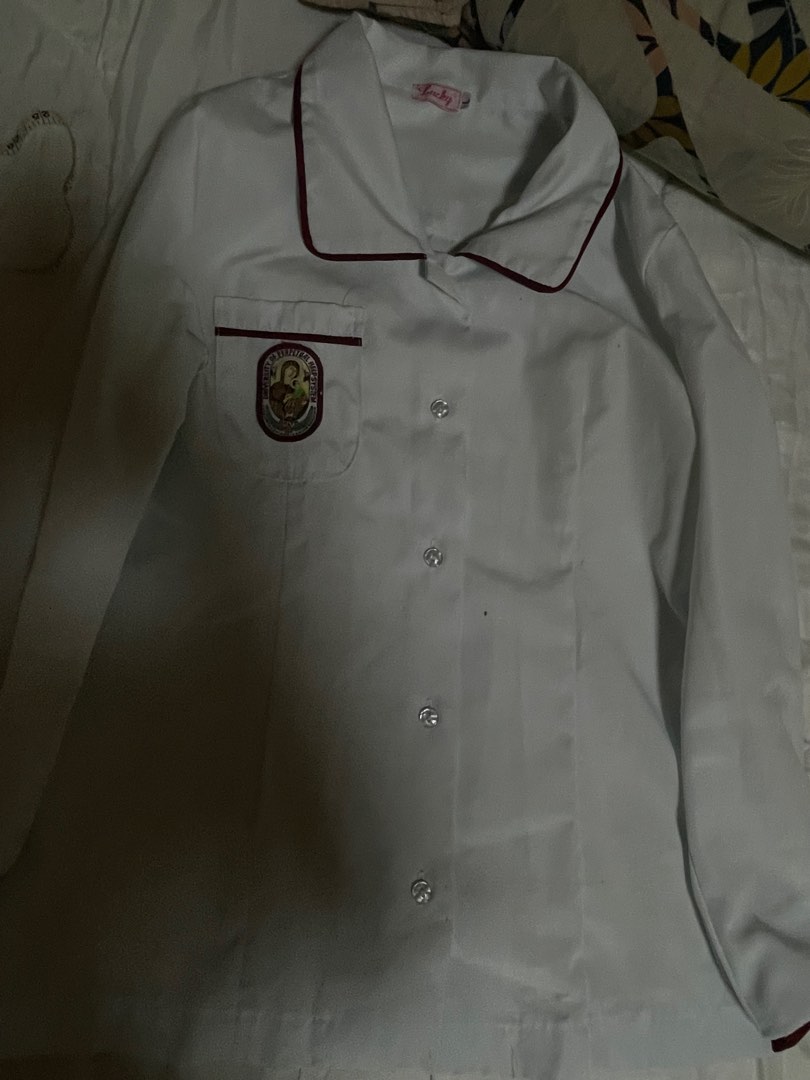 PERPETUAL uniform blouse shs, Women's Fashion, Tops, Blouses on Carousell